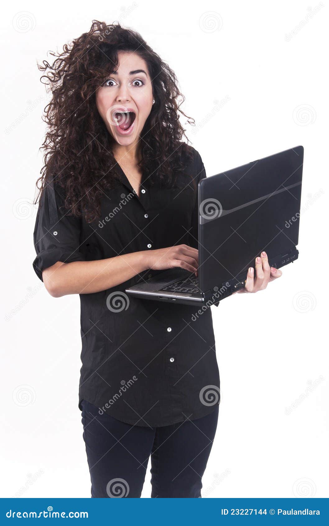 Shocking news stock photo. Image of holding, teeth, busy - 23227144