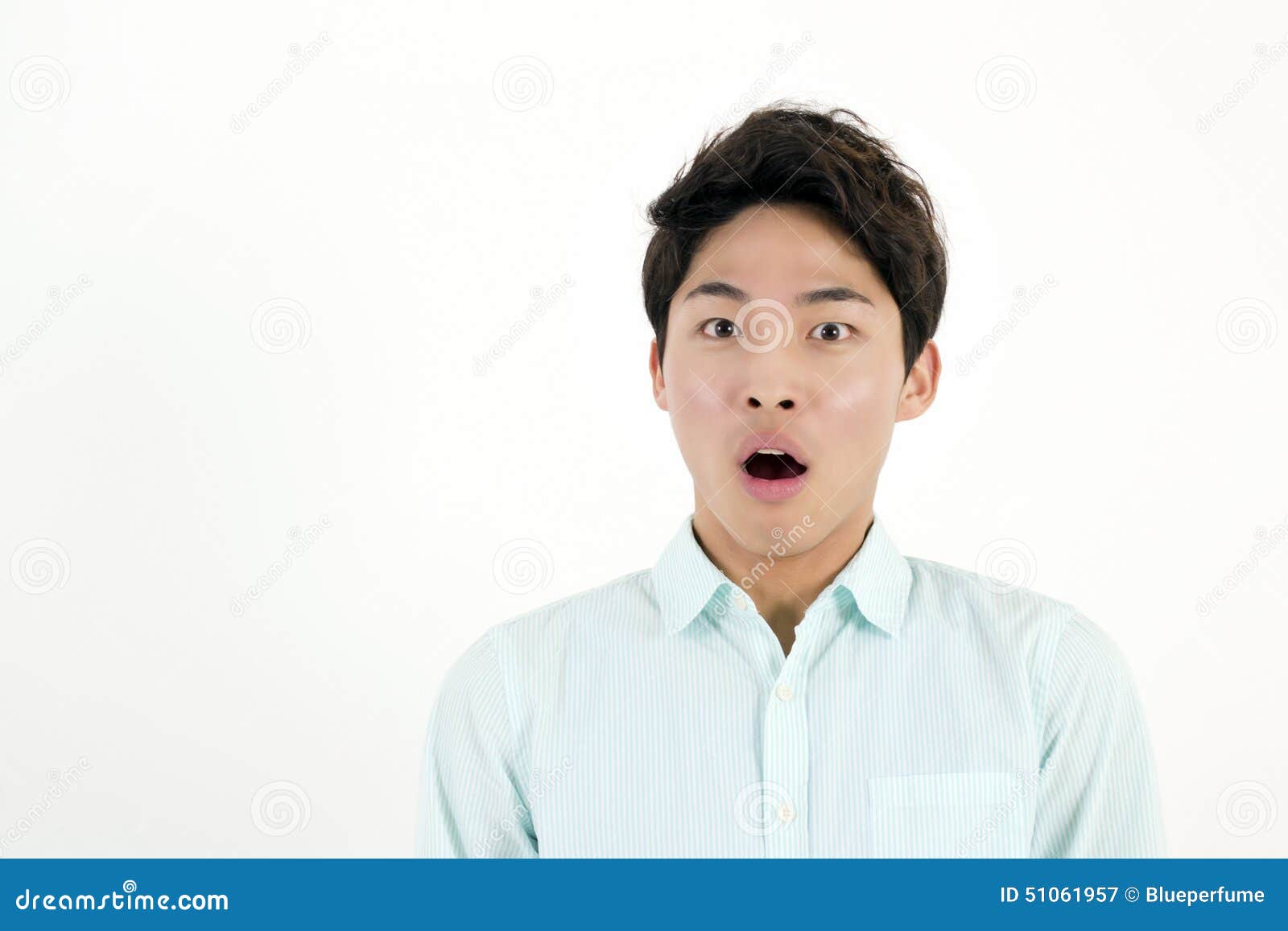 Shocking stock image. Image of asian, emotions, blue - 51061957