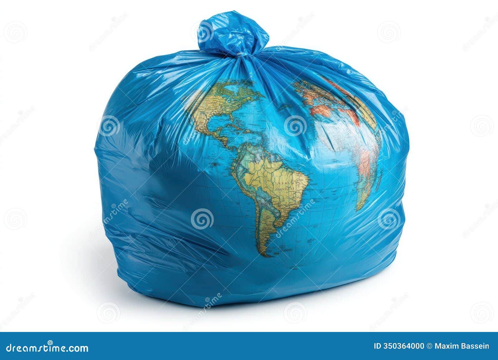 A Shocking Visualization of an Environmental Problem. the Globe Wrapped ...