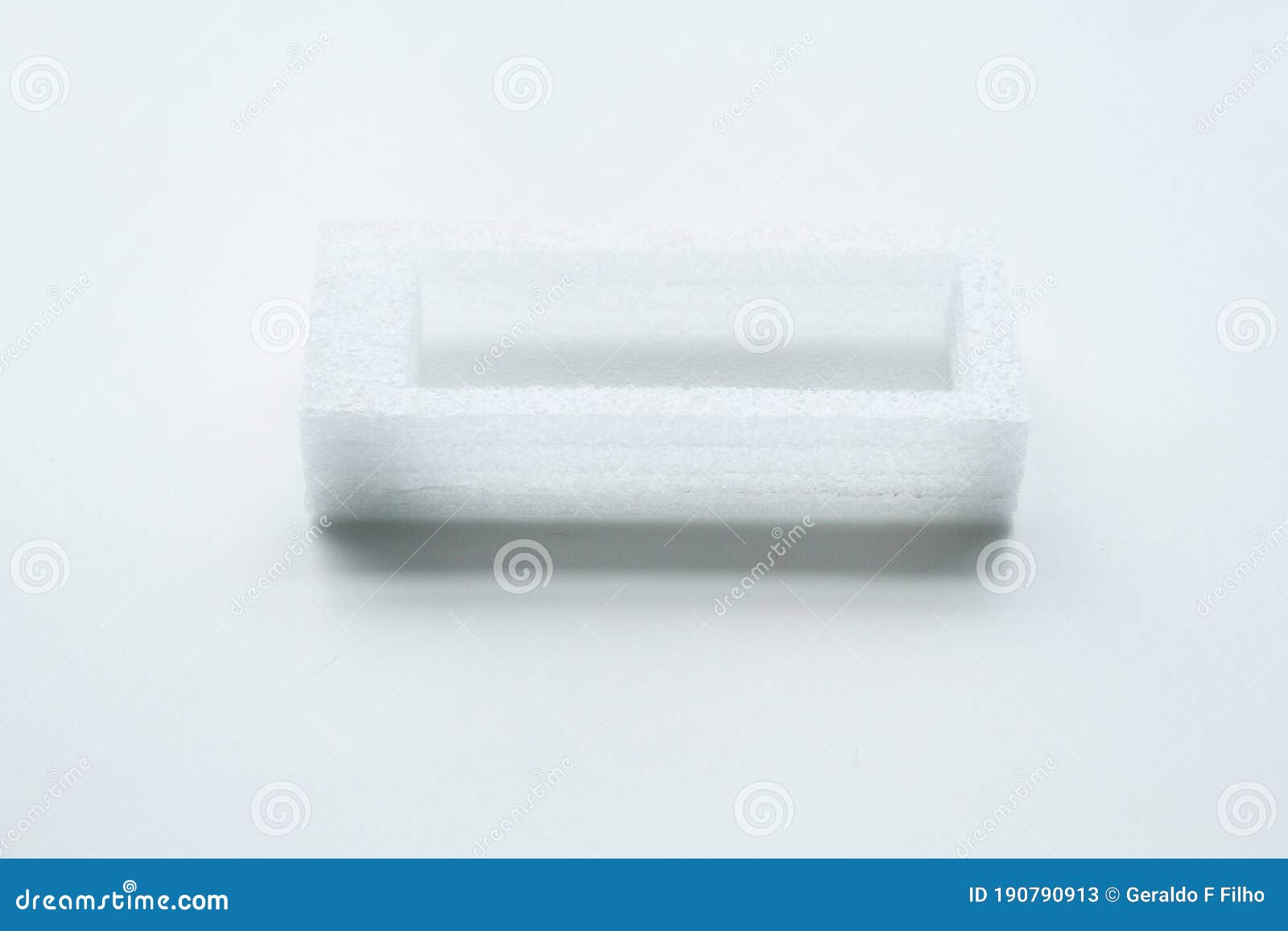 Shockproof Material Expanded Polyethylene, EPE Foam in White Background ...