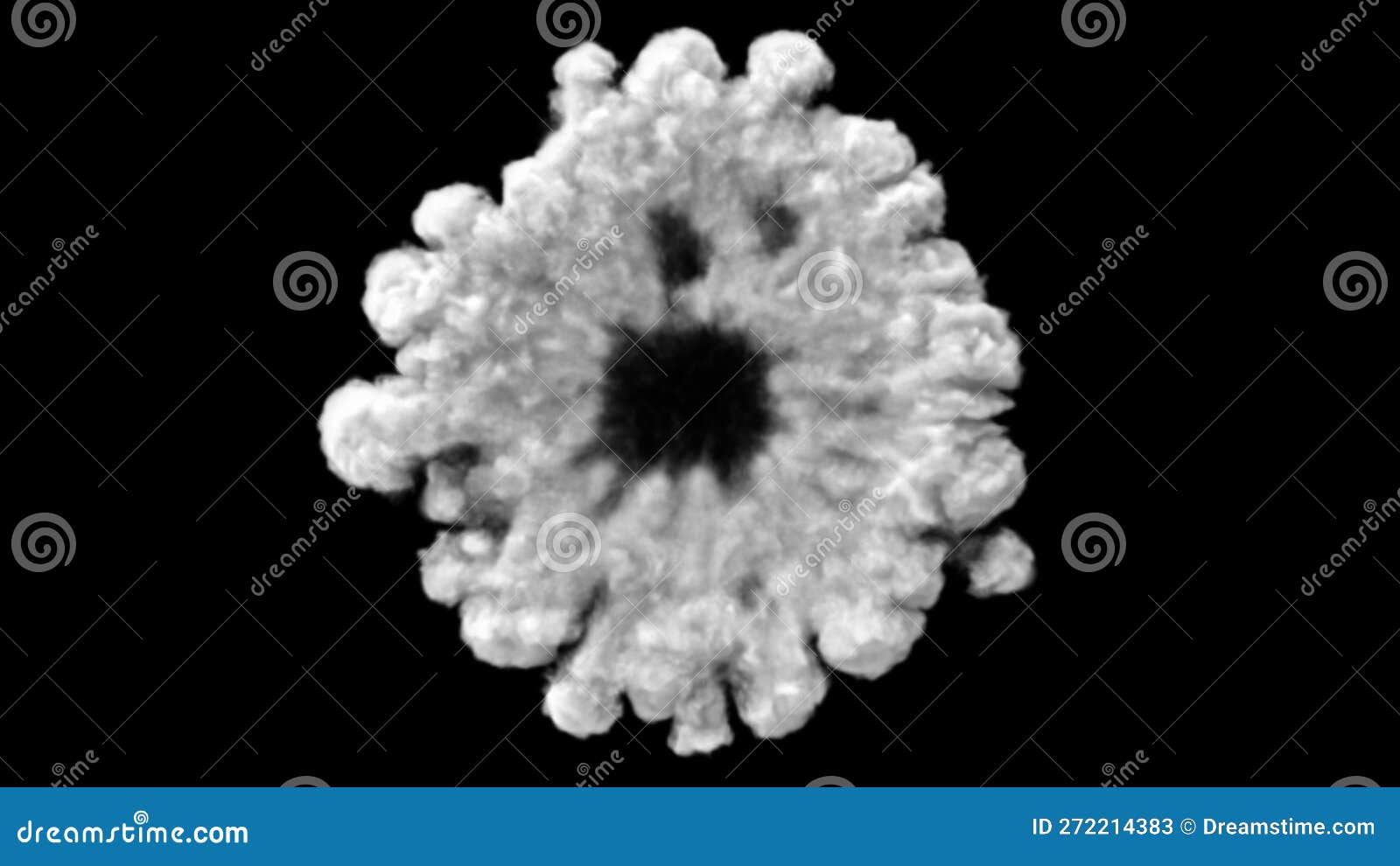 Shockwave Smoke Explosion. Steam or Dust Wave Stock Illustration ...