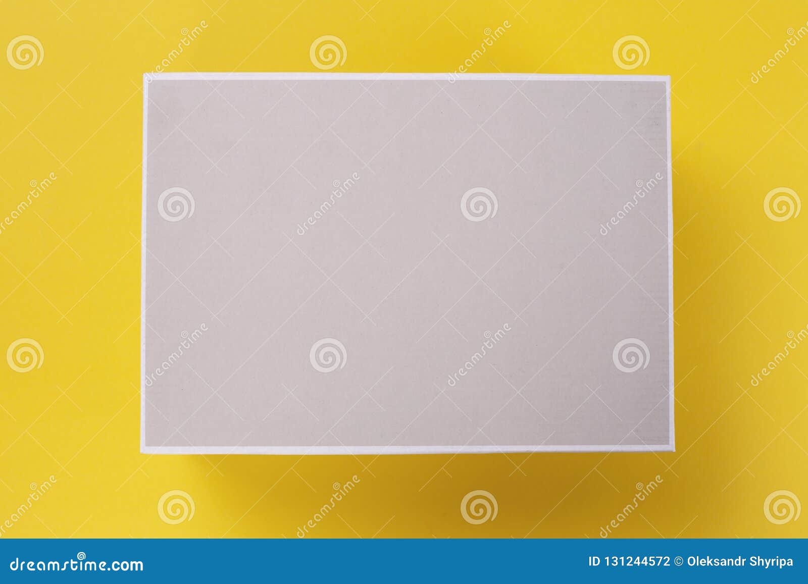 Shoe box top view stock photo. Image of pack, label - 131244572