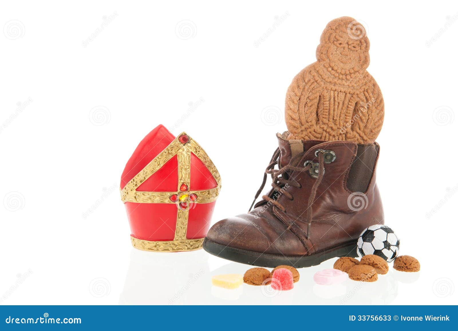 Shoe with Dutch Sinterklaas Candy Stock Image - Image of dutch ...
