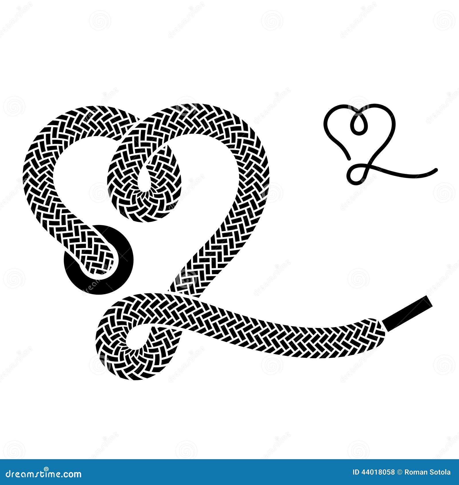 Shoe Lace Seamless Symbols Vector Illustration | CartoonDealer.com ...