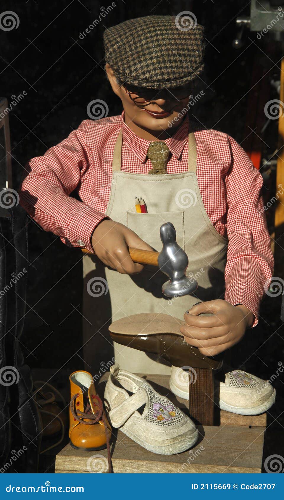 Shoe-maker stock image. Image of shoe, store, mannequin - 2115669