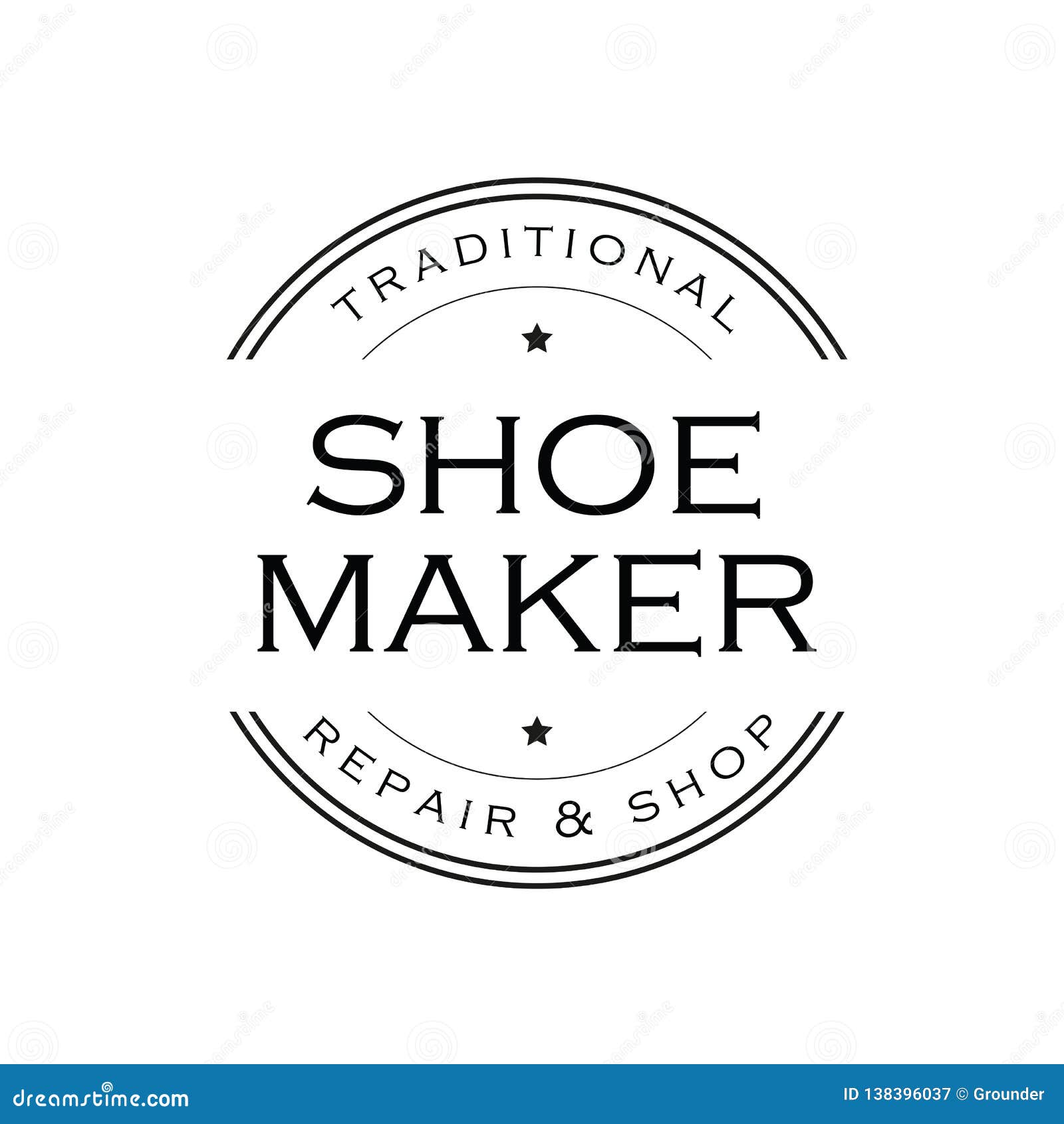 Shoe Maker Vintage Sign Logo Stock Vector - Illustration of stamp ...