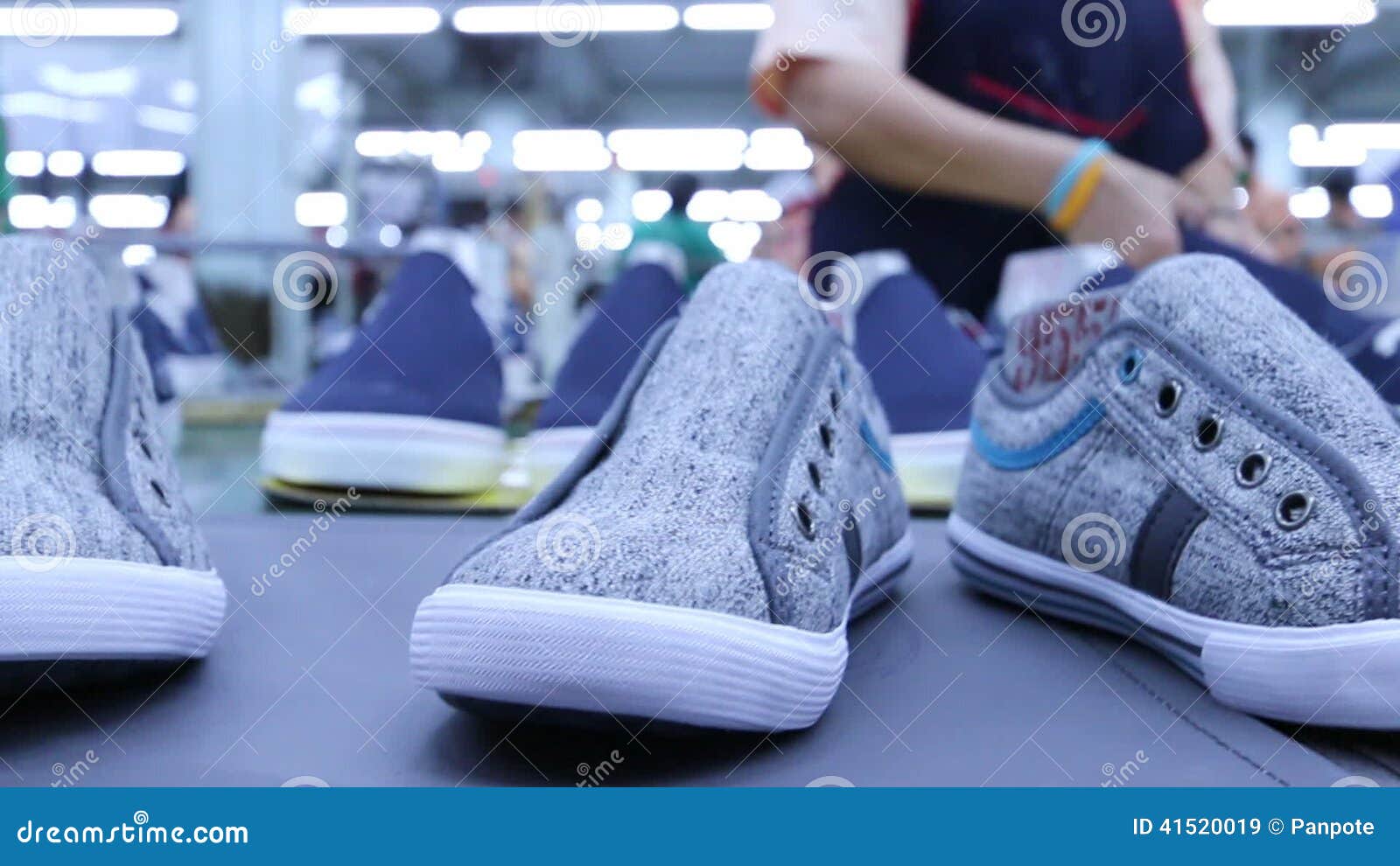 Shoe making process stock video. Video of footwear, industrial - 41520019