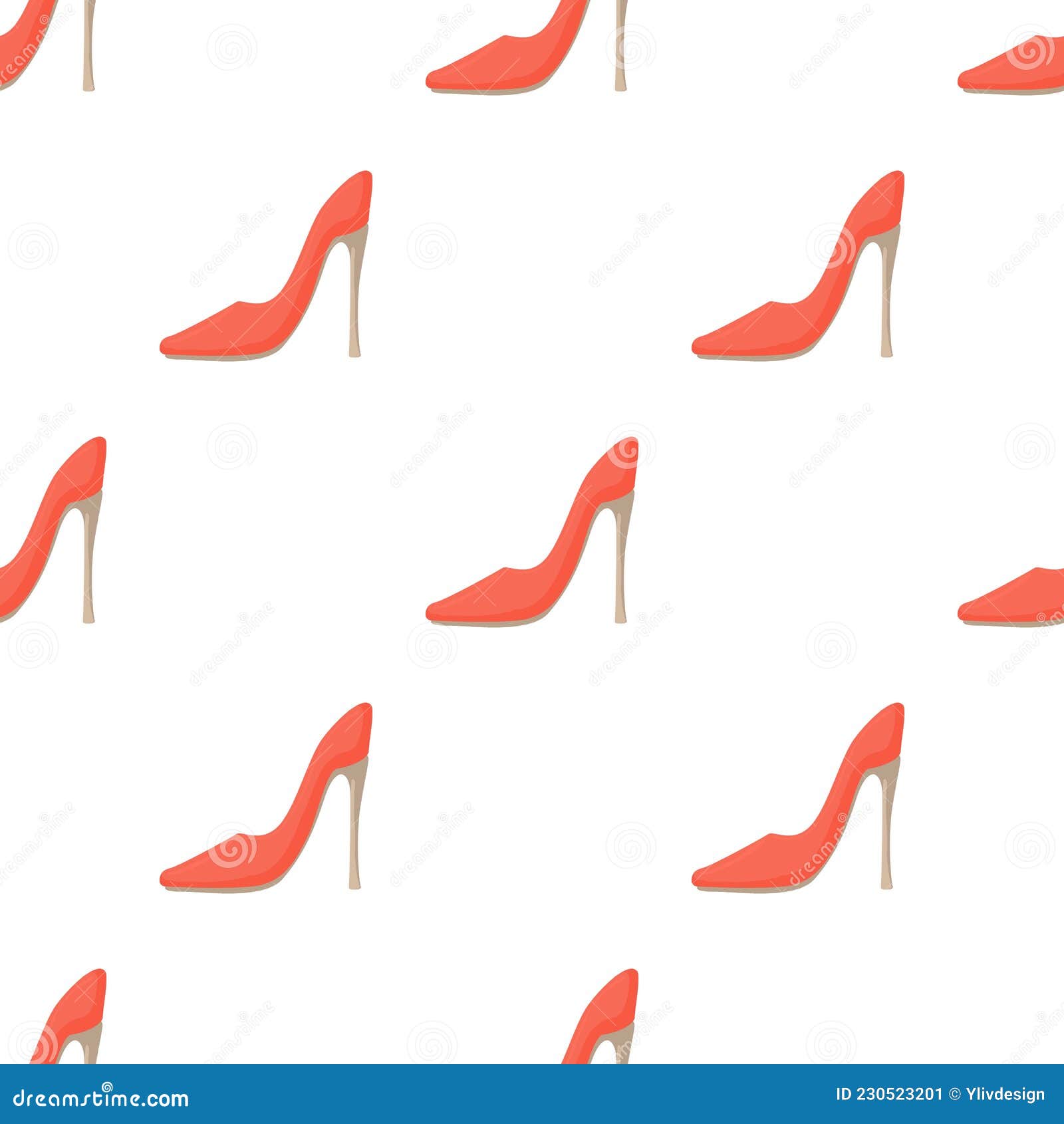 Shoe Pattern Seamless Vector Stock Vector - Illustration of background ...
