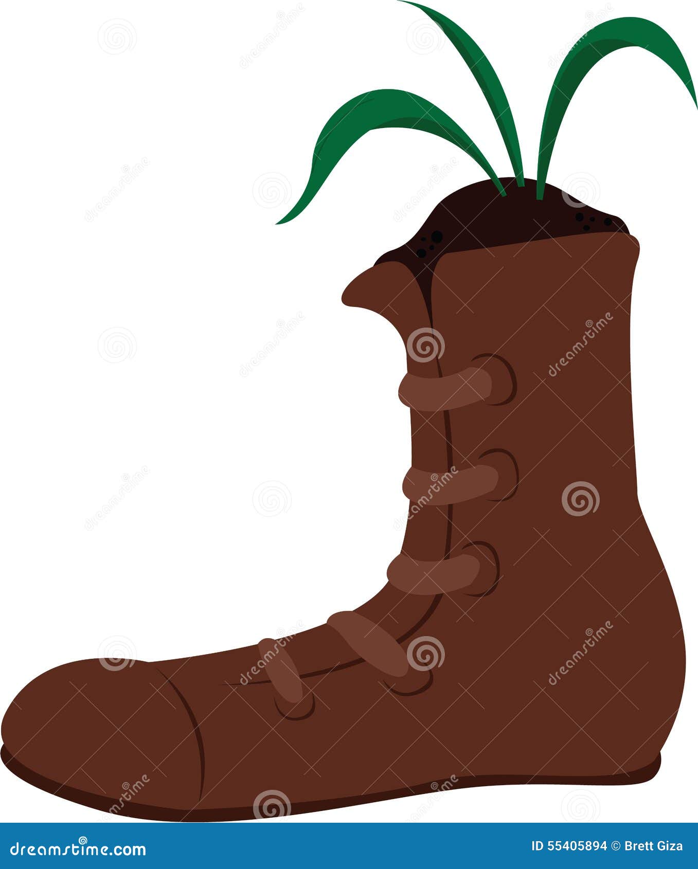 Shoe Plant stock vector. Illustration of plant, garden - 55405894