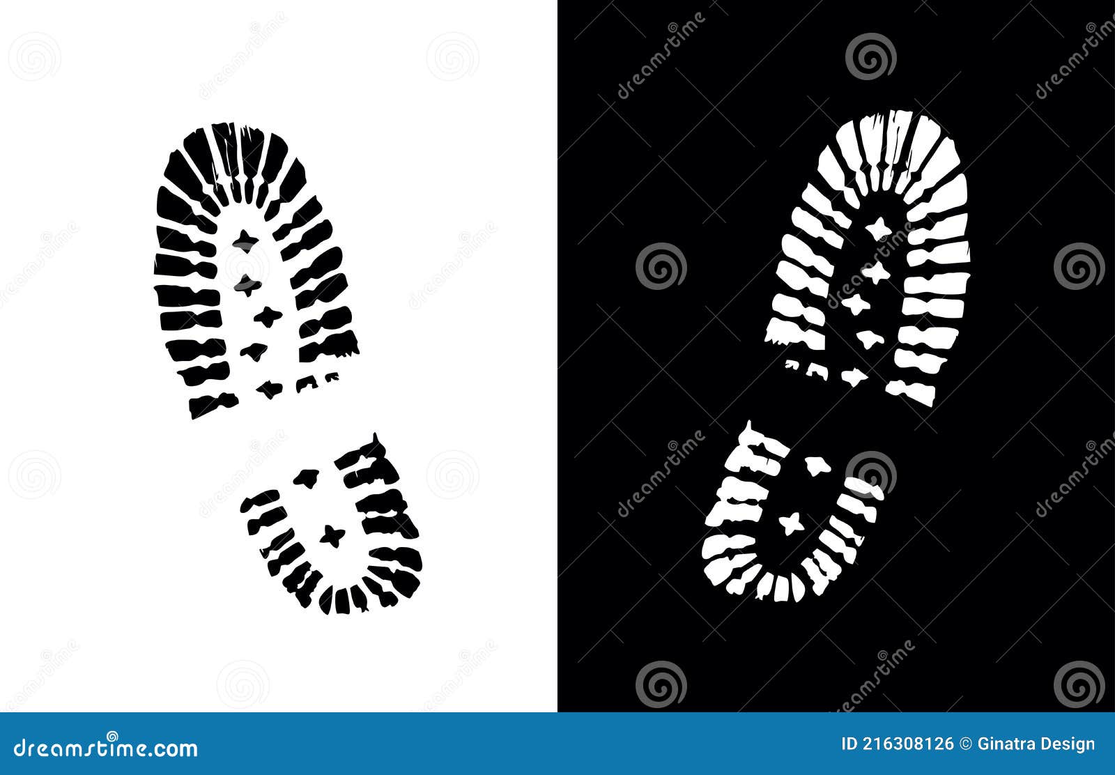 Shoe Print Vector Sign stock vector. Illustration of mark - 216308126