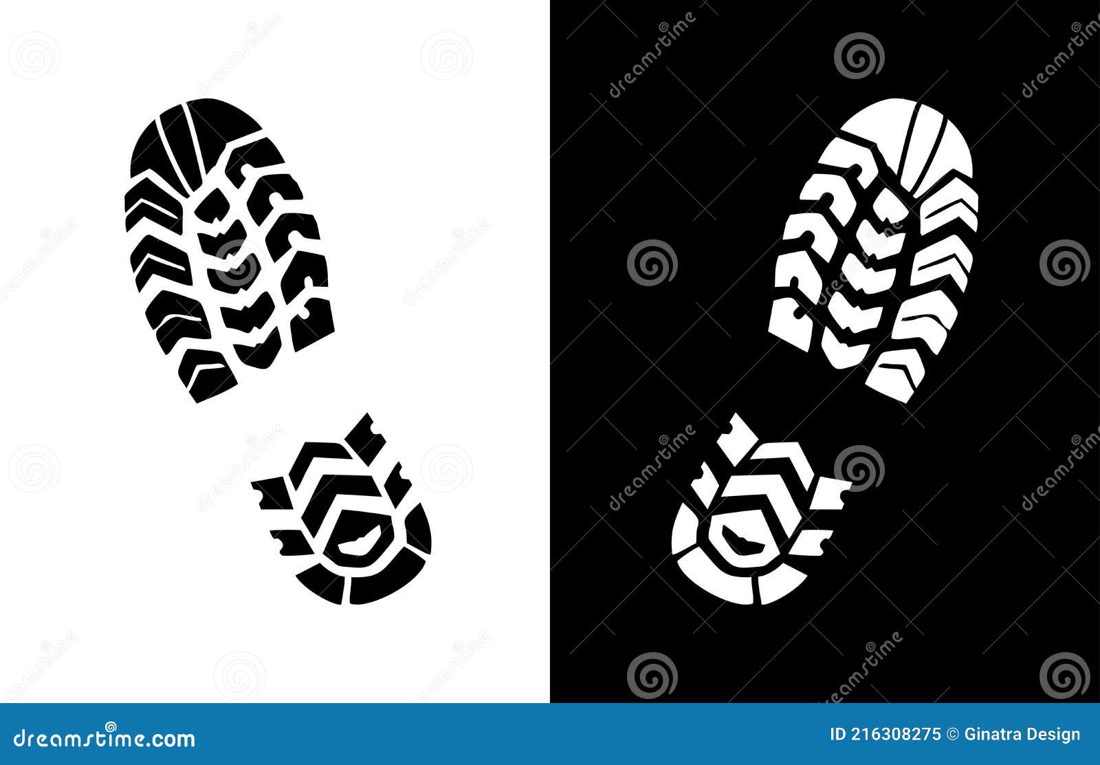 Shoe Print Vector Sign stock vector. Illustration of identity - 216308275