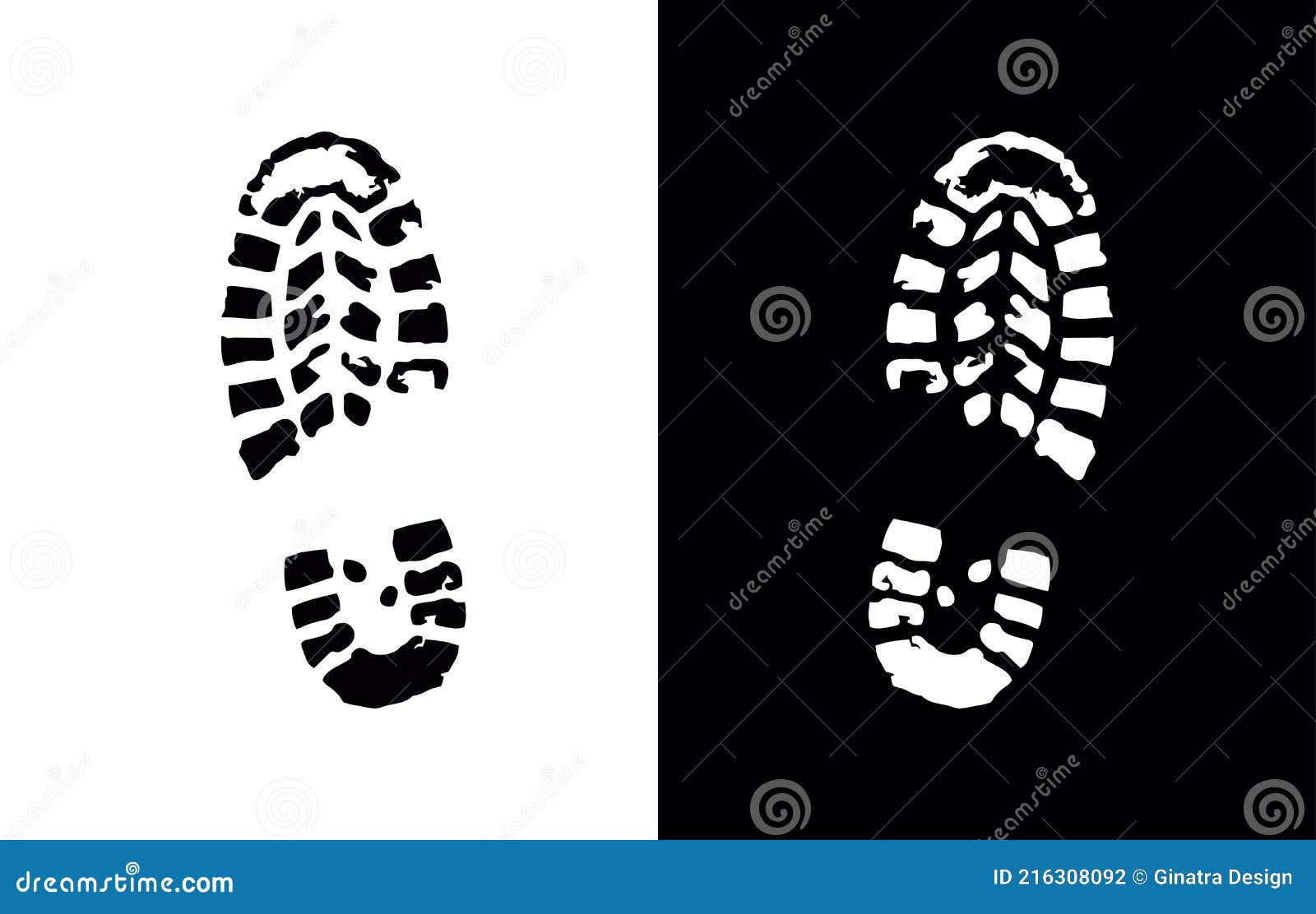 Shoe Print Vector Sign stock vector. Illustration of bare - 216308092