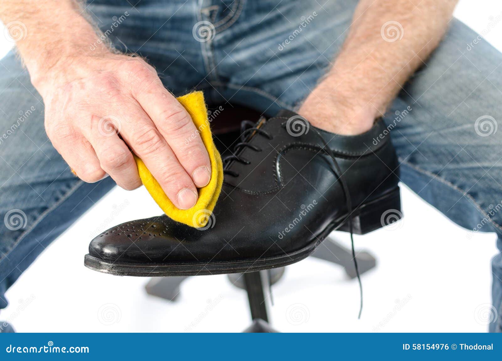 Shoe shining stock photo. Image of color, shoe, shoes - 58154976