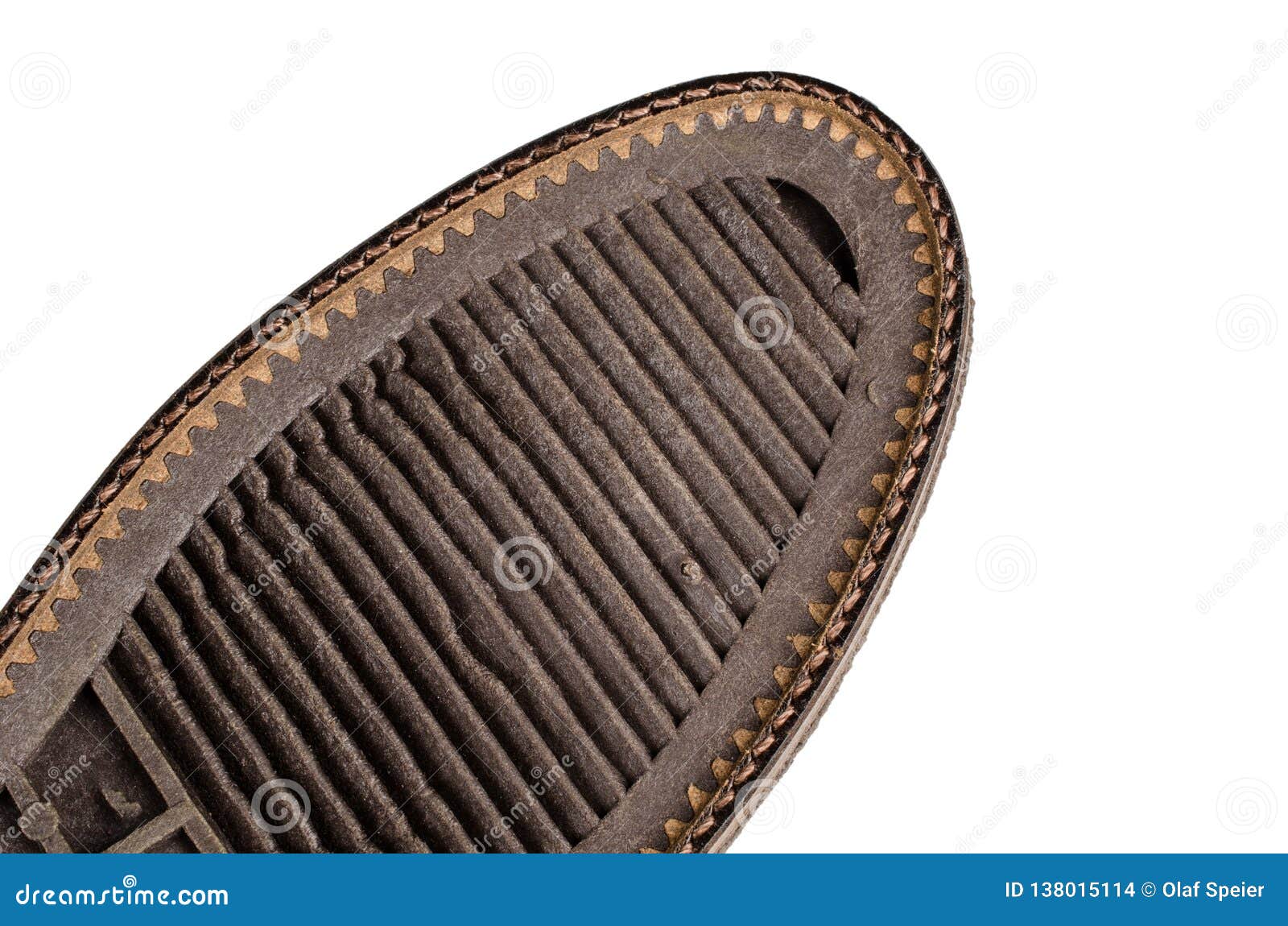 Shoe Sole with a Strong Pattern Stock Photo - Image of isolated, rubber ...