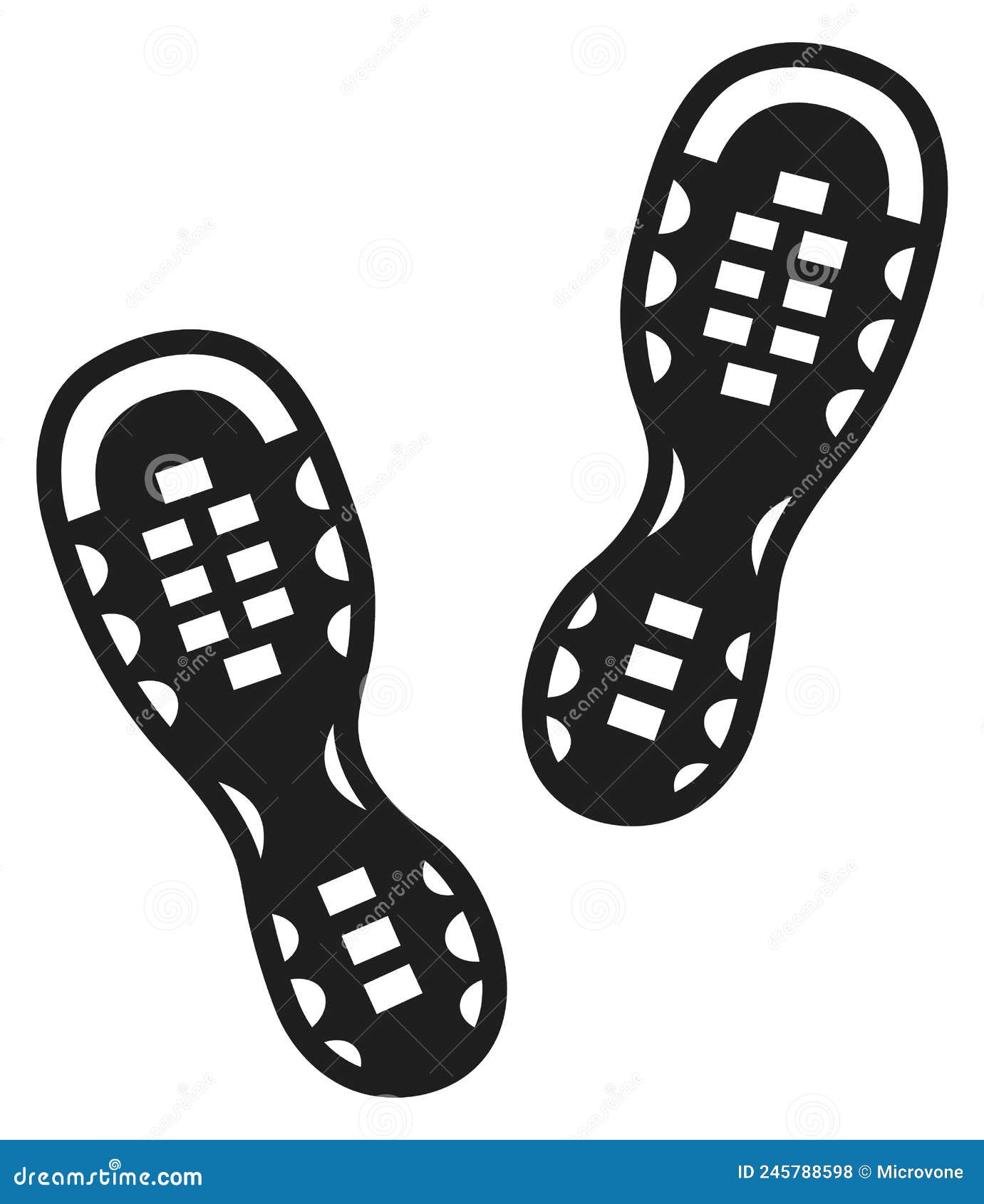 Shoe Step Print Icon, Shoes Footstep Sign Or Shoeprint Symbol Vector ...