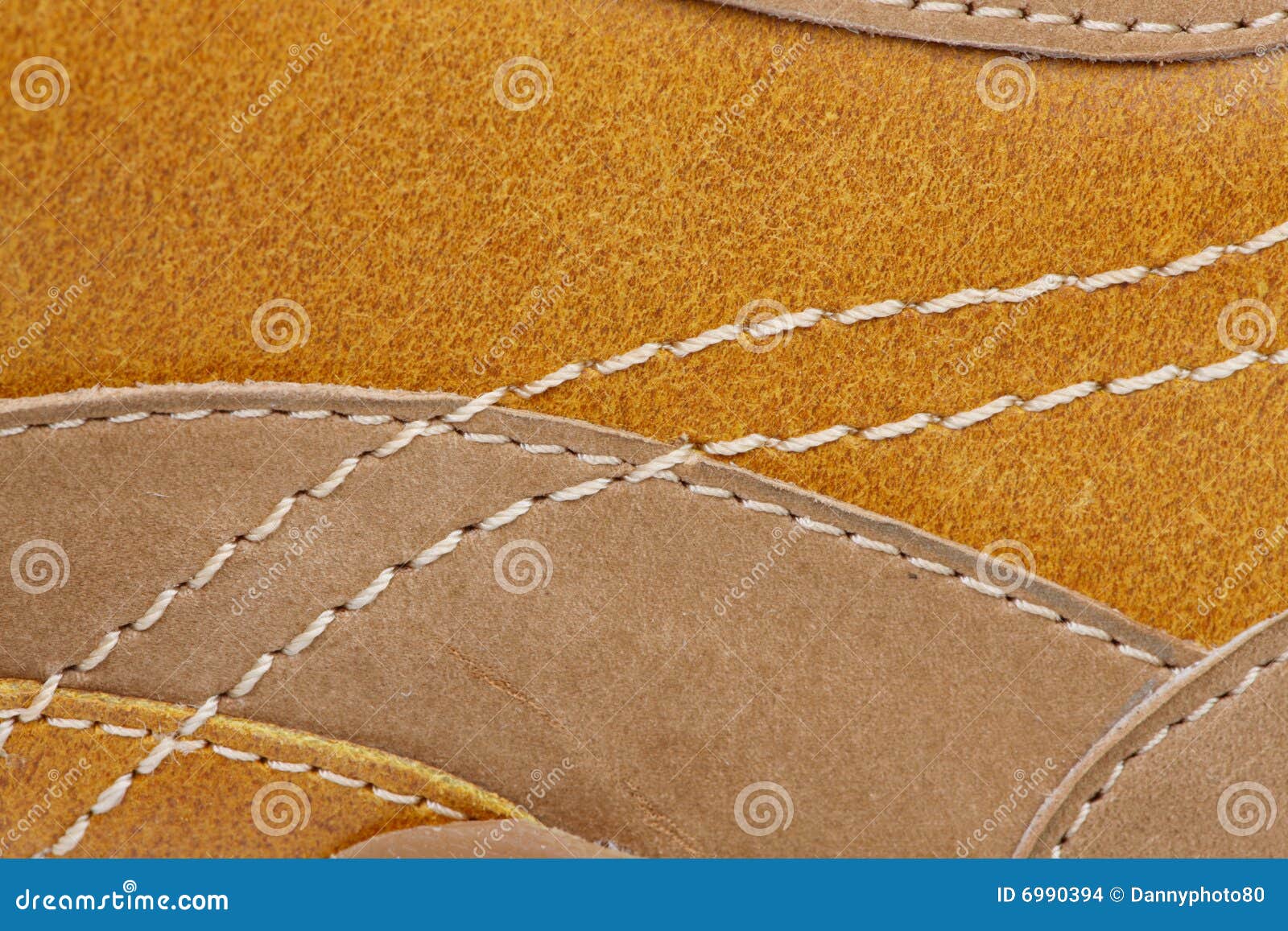 Shoe stitching stock photo. Image of sewing, macro, brown - 6990394