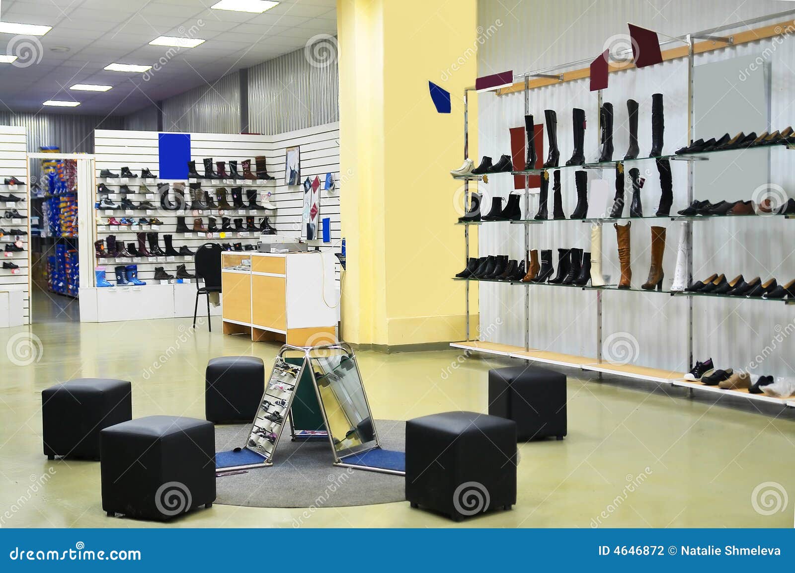 Shoe store stock photo. Image of merchandise, selling - 4646872