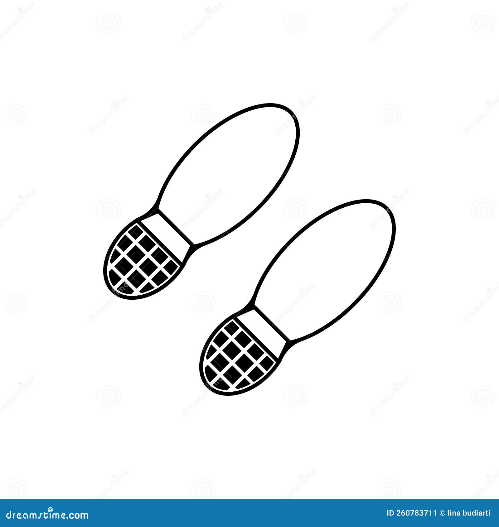Shoe trail icon stock vector. Illustration of outdoors - 260783711