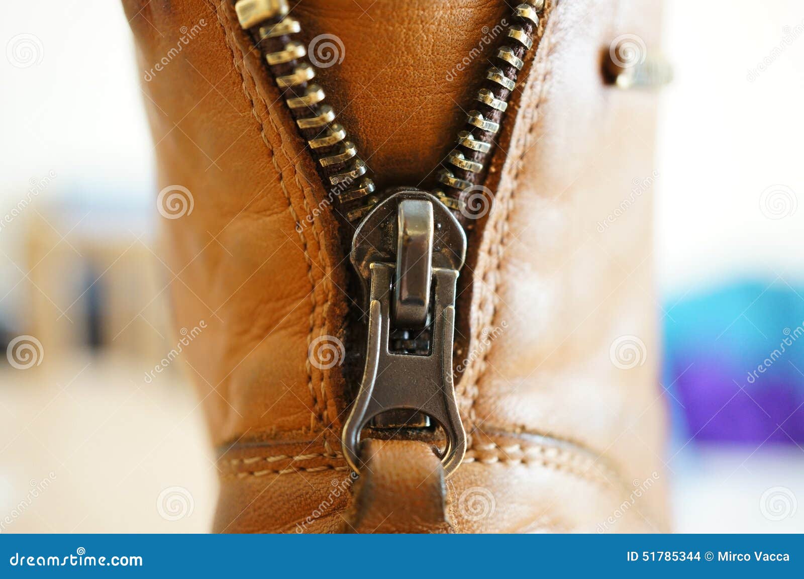 Shoe zipper stock photo. Image of shoe, zipper, metal - 51785344