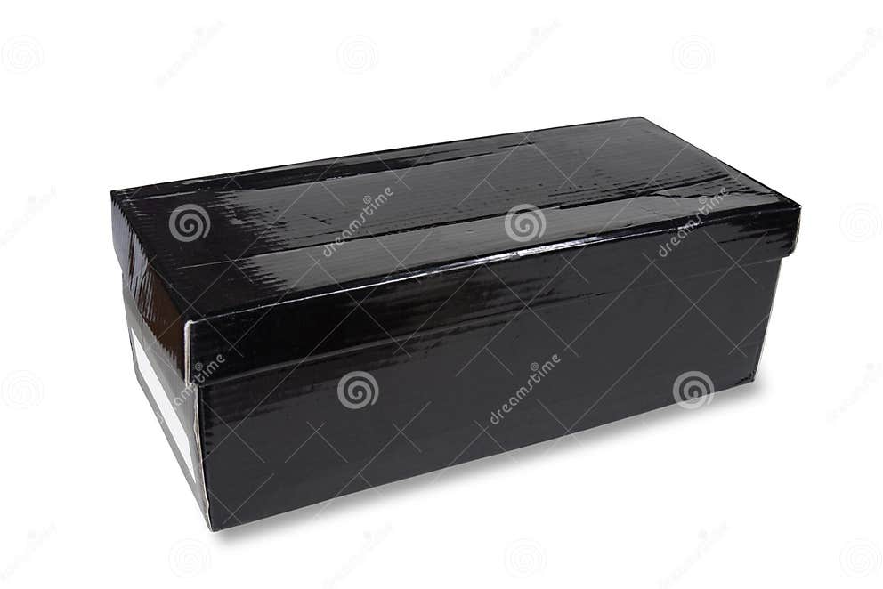 Shoebox stock photo. Image of rectangular, sign, black - 16543296