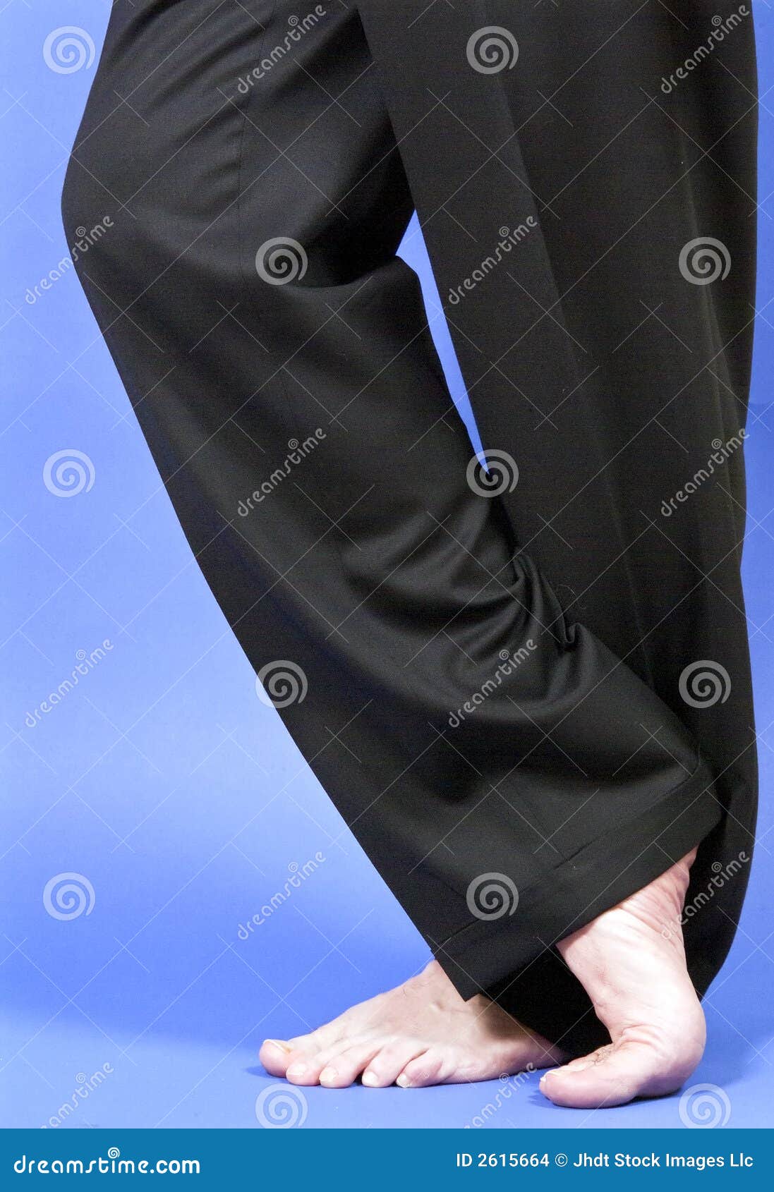 Shoeless stock photo. Image of barefoot, blue, bend, shoeless - 2615664