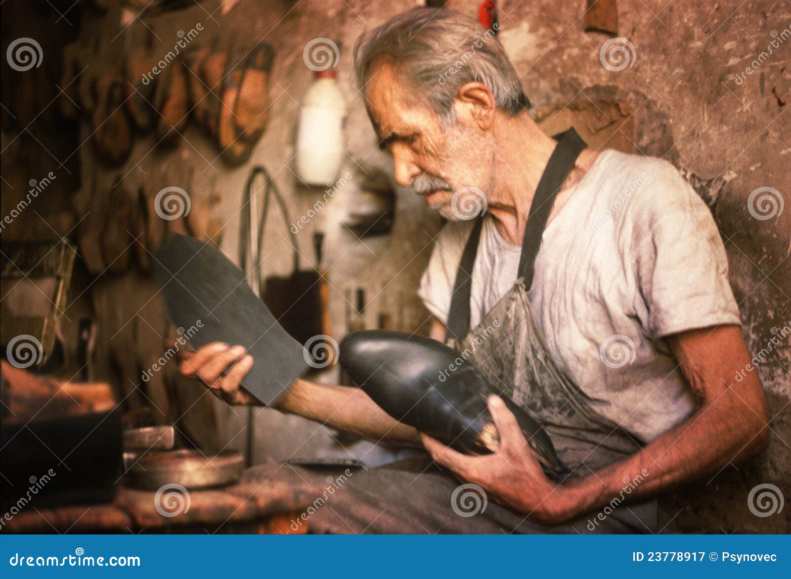 Shoemaker editorial photography. Image of variety, religion - 23778917