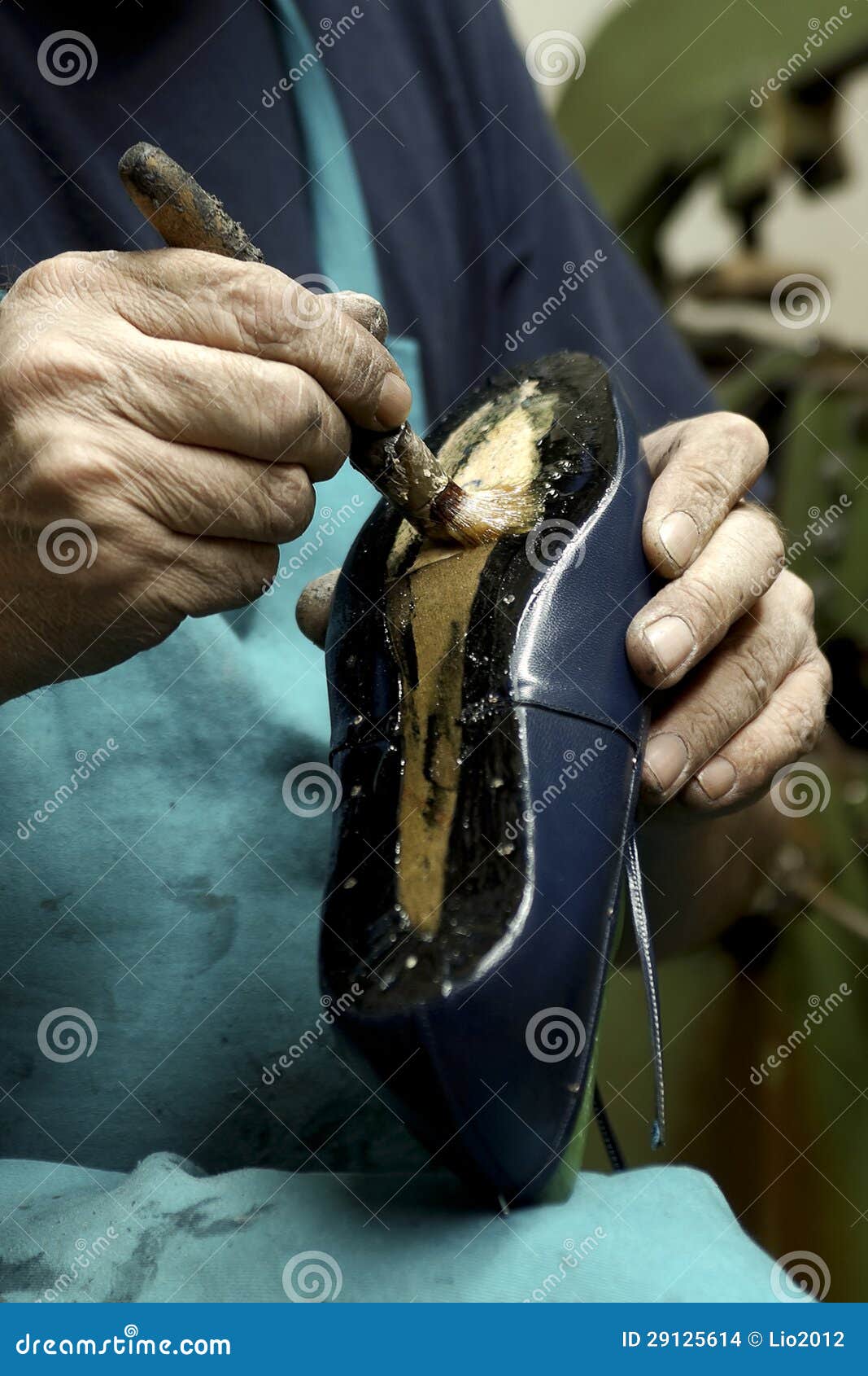 Shoemaker. stock photo. Image of footwear, shoe, skill - 29125614