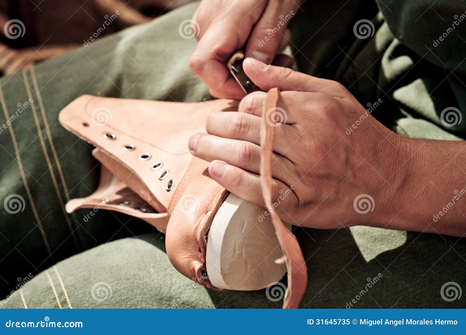Shoemaker stock image. Image of commerce, profession - 31645735
