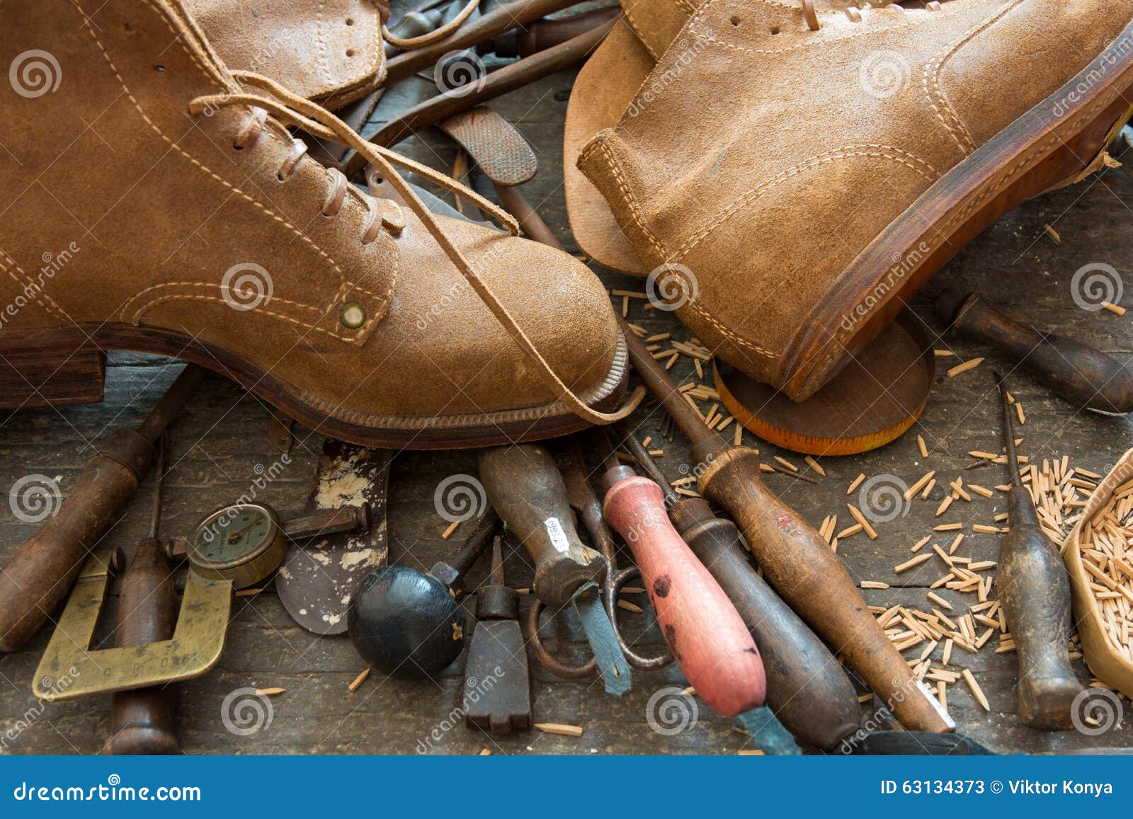 Shoemaker workshop stock image. Image of production, work - 63134373