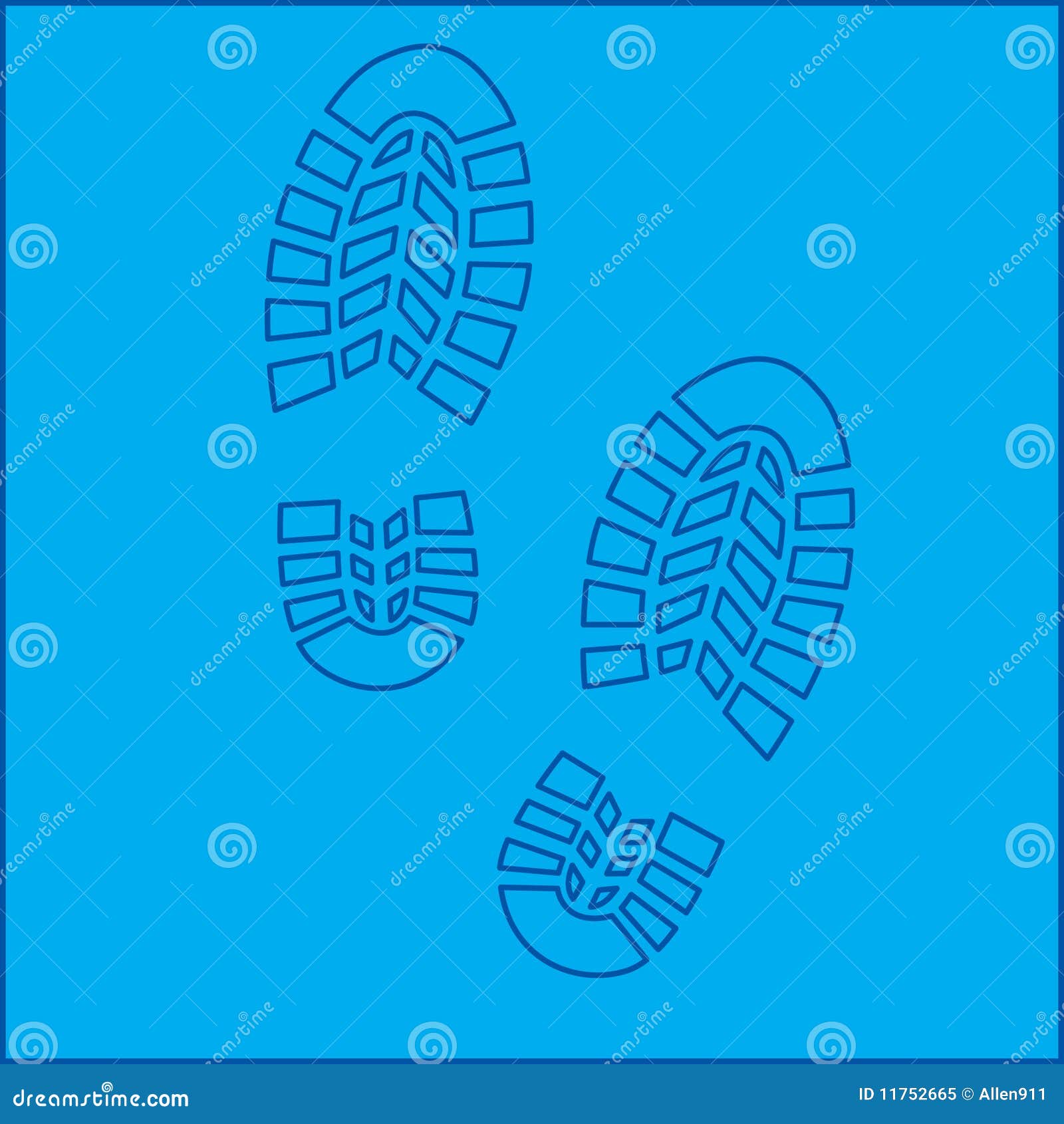 Shoeprint Blueprint Stock Illustrations – 1 Shoeprint Blueprint Stock ...