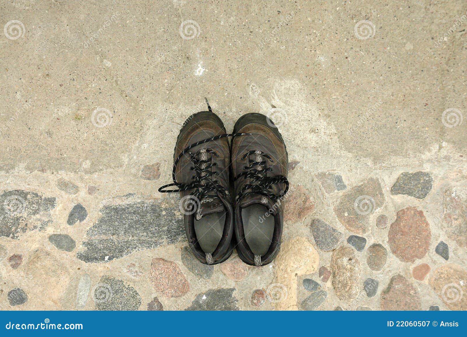 Shoes stock image. Image of foot, sport, black, lost - 22060507