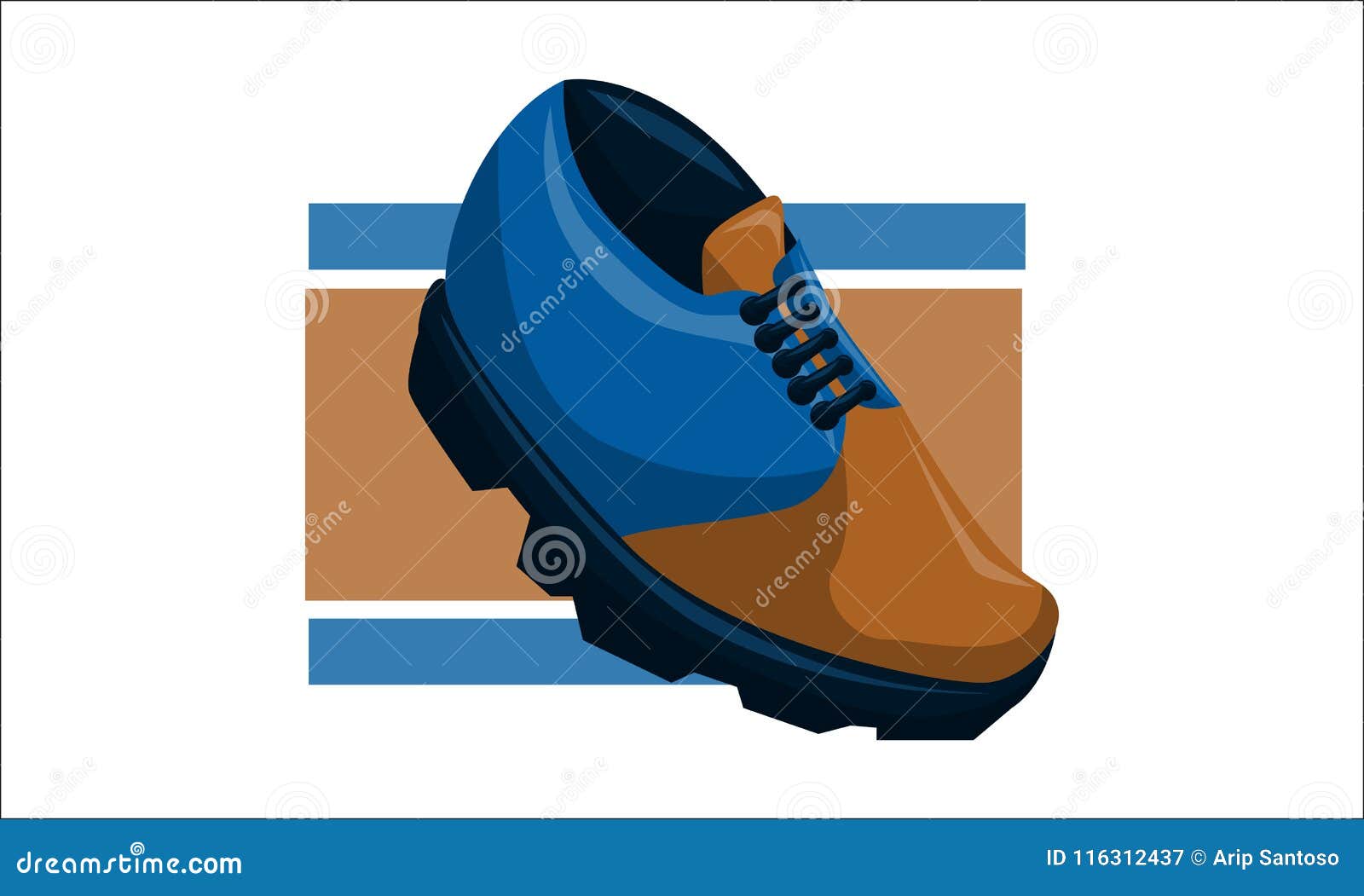 Shoes Back To School Template Vector Stock Vector - Illustration of ...