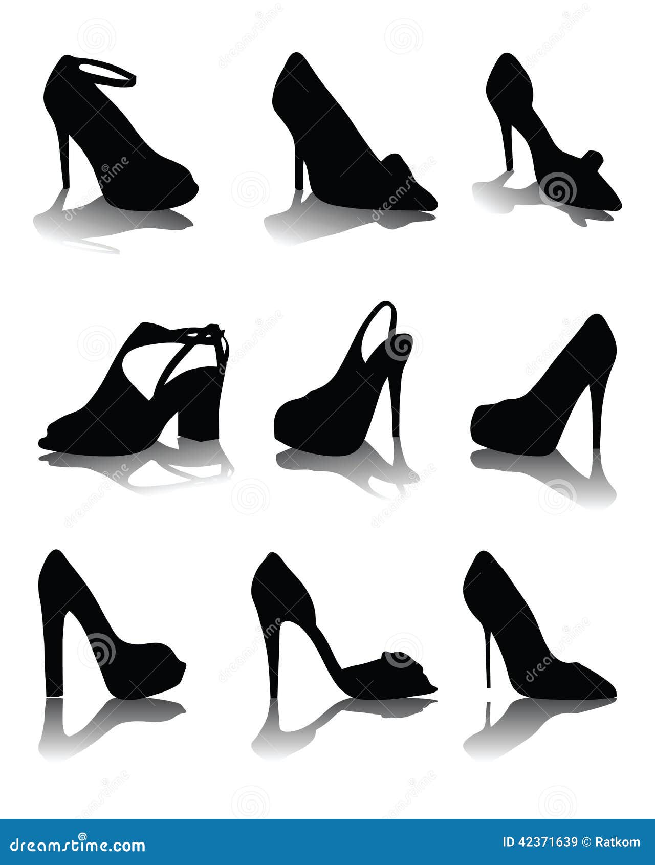 Shoes stock illustration. Illustration of fetish, elegance - 42371639