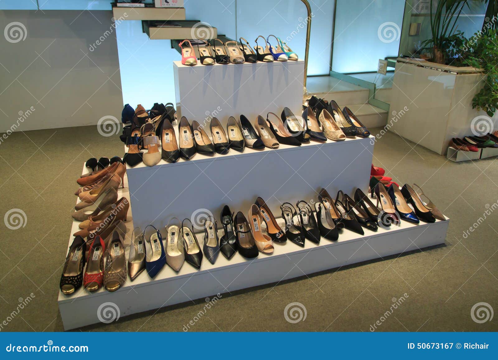 Shoes on display editorial photography. Image of luxurious - 50673167
