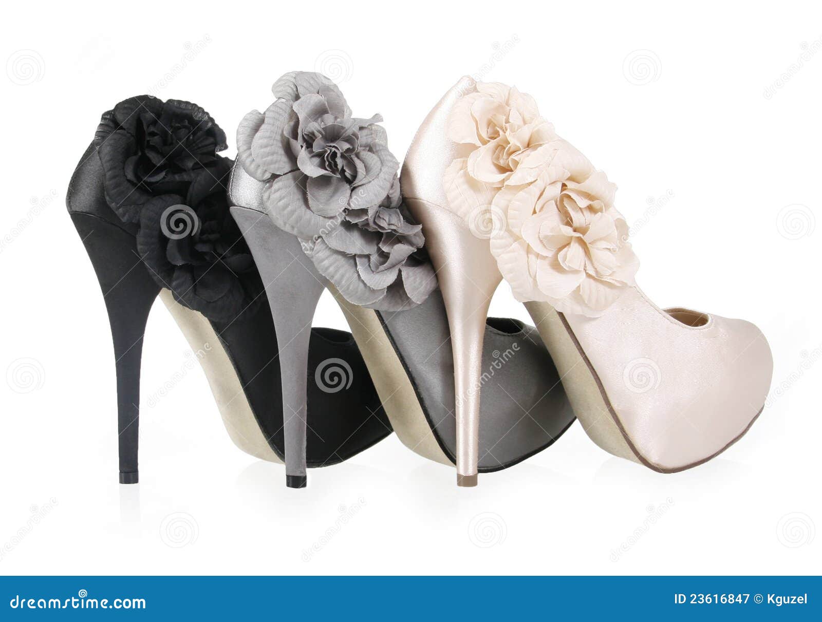Shoes with flowers stock image. Image of commercial, accessory - 23616847