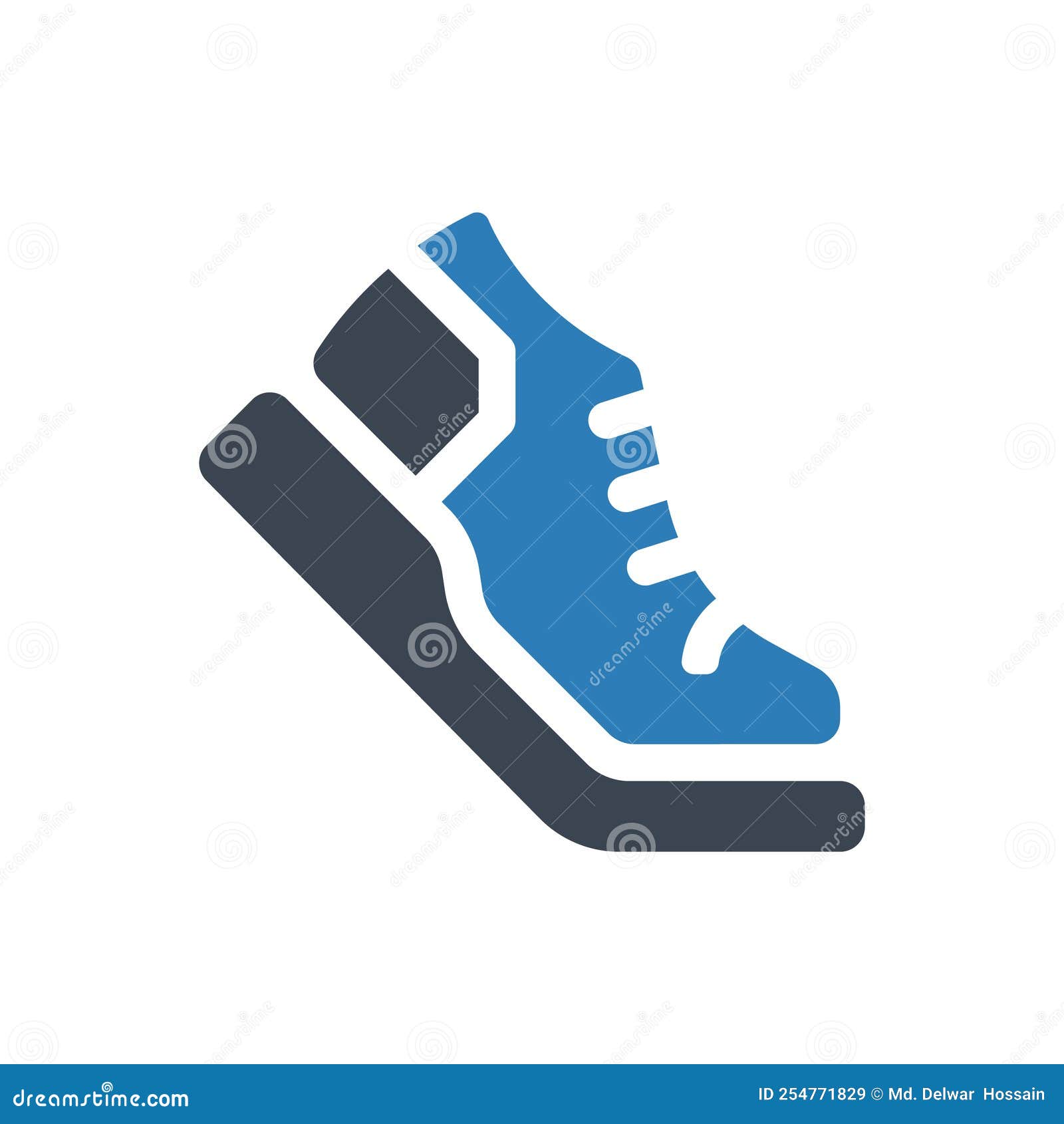 Shoes icon stock vector. Illustration of icon, illustrations - 254771829