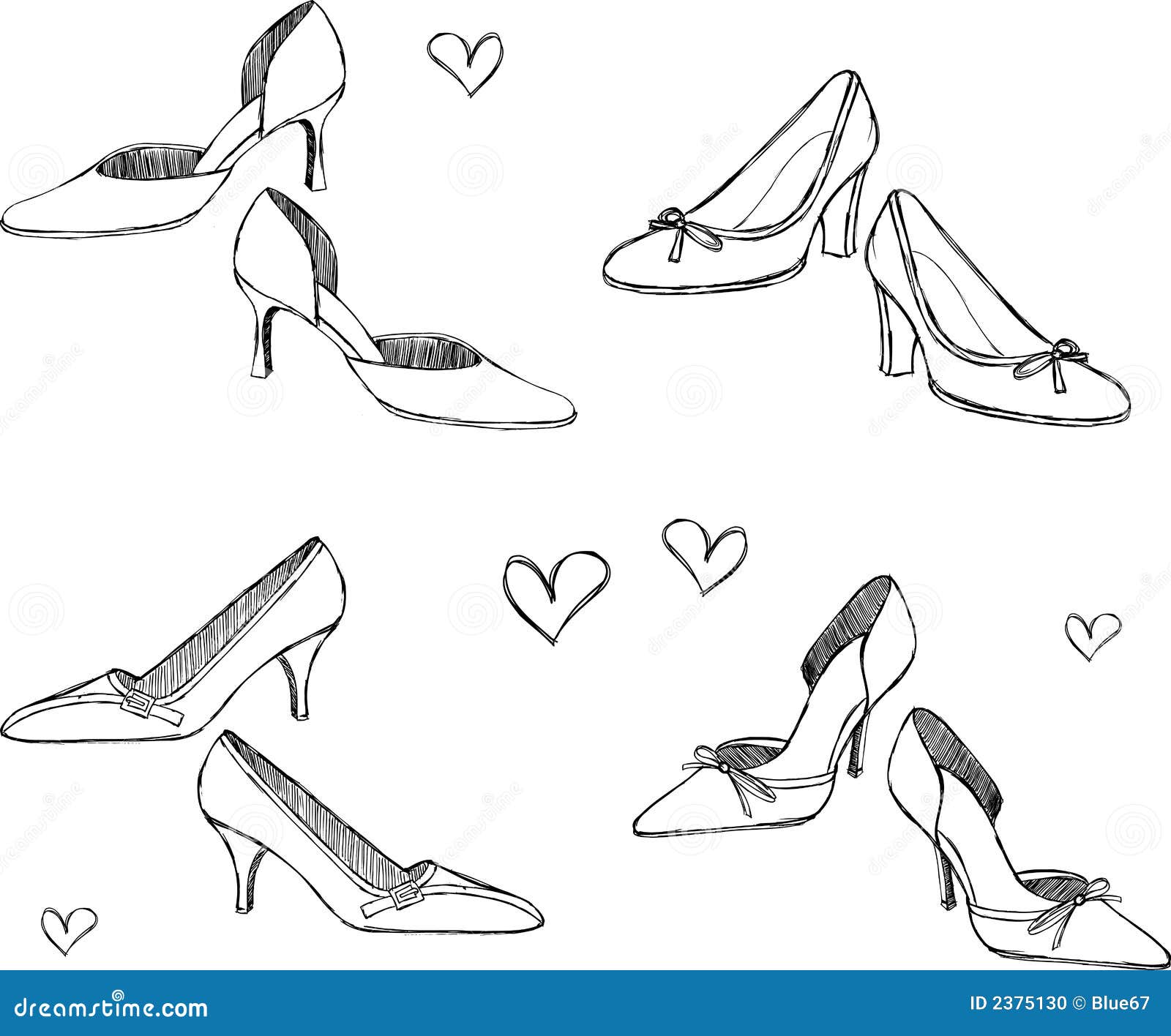 Shoes Illustration stock vector. Illustration of isolated - 2375130