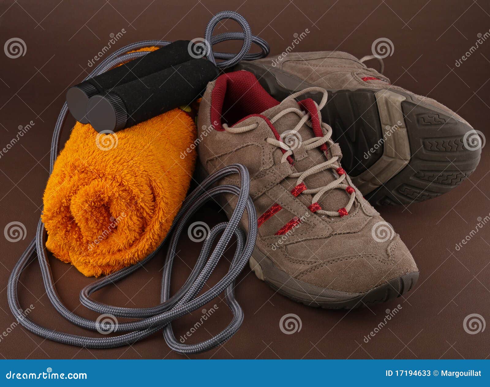 Shoes and jump rope stock image. Image of foot, shoes - 17194633
