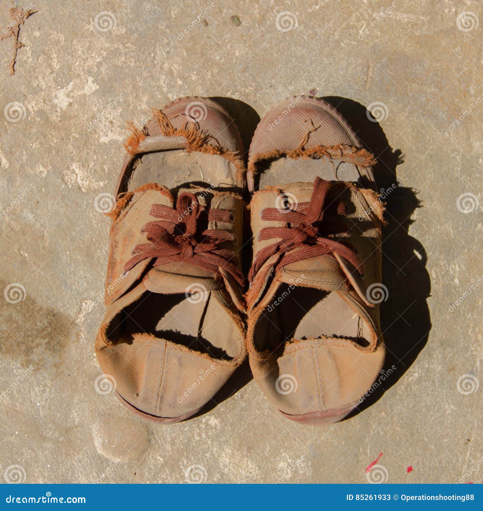 Shoes old torn stock image. Image of closeup, foot, boot - 85261933