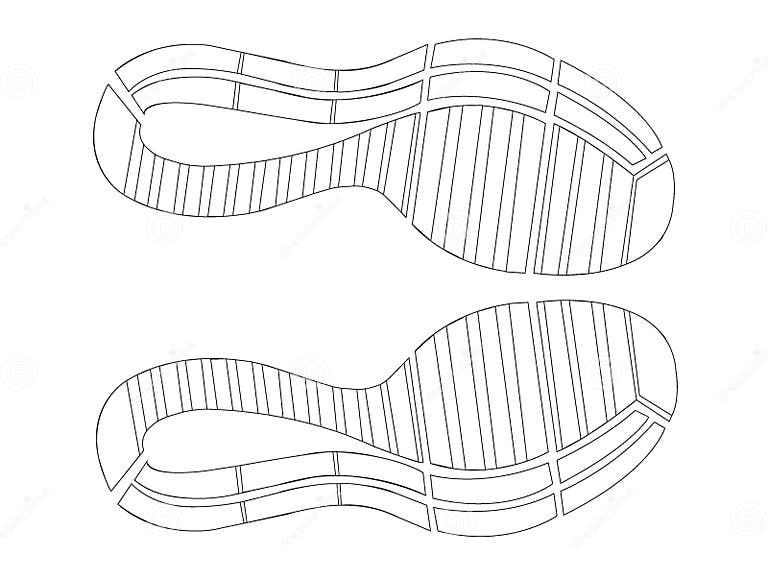 Shoes Outsole Pattern Sample7 Stock Vector - Illustration of sample7 ...