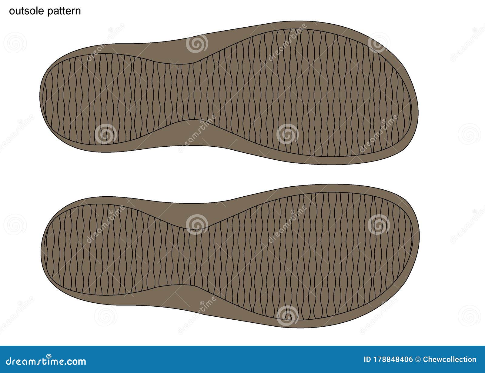 Shoes Outsole Pattern Sample Stock Vector - Illustration of outsole ...