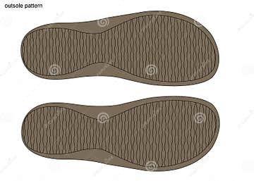 Shoes Outsole Pattern Sample Stock Vector - Illustration of outsole ...