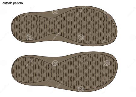 Shoes Outsole Pattern Sample Stock Vector - Illustration of outsole ...