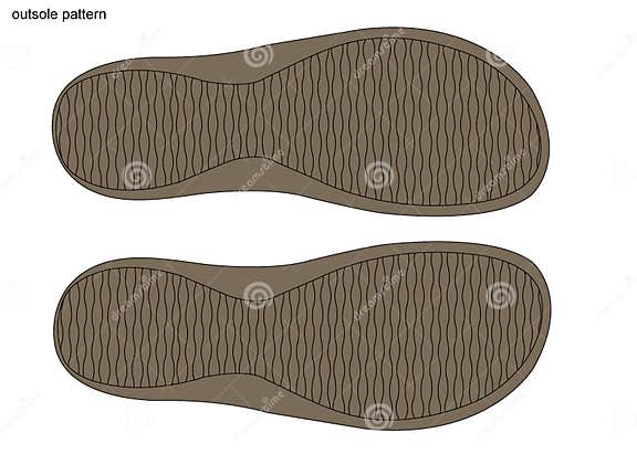 Shoes Outsole Pattern Sample Stock Vector - Illustration of outsole ...