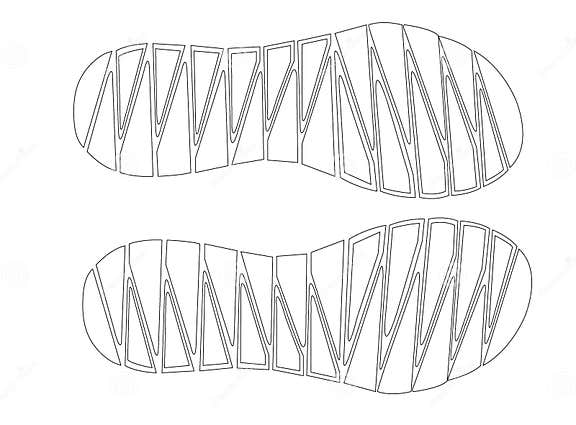 Shoes Outsole Pattern Sample3 Stock Vector - Illustration of shoes ...