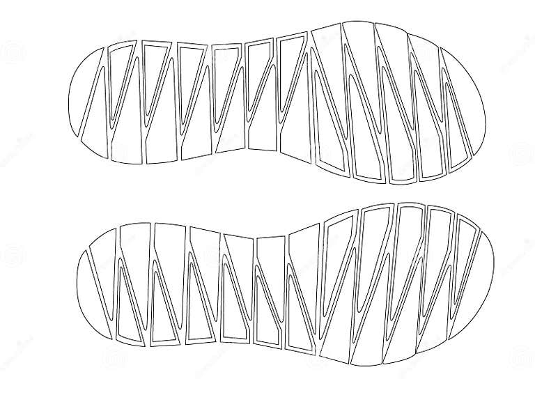 Shoes Outsole Pattern Sample3 Stock Vector - Illustration of shoes ...