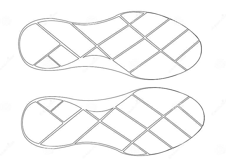Shoes Outsole Pattern Sample5 Stock Vector - Illustration of shoes ...