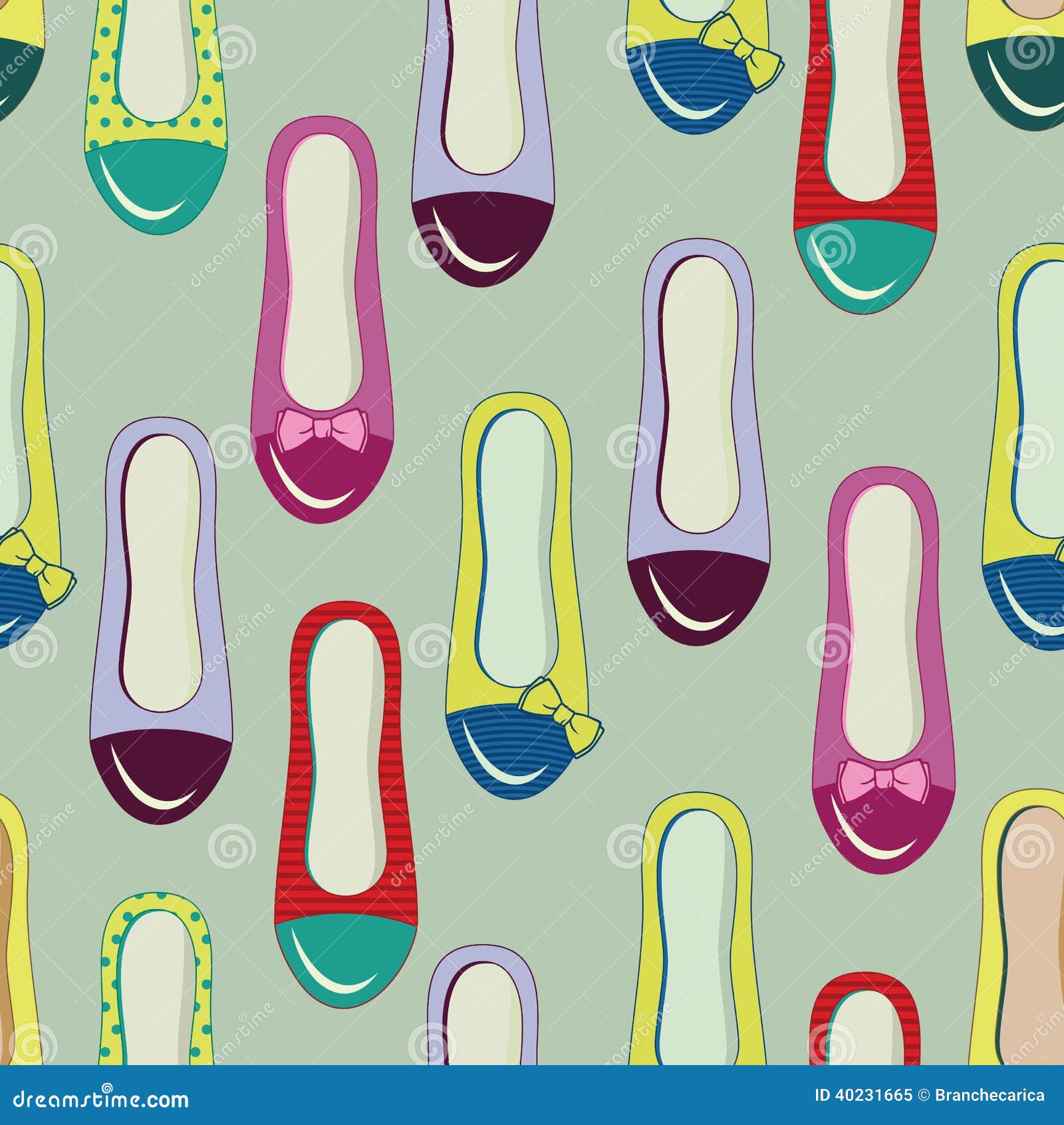 Shoes seamless pattern stock vector. Illustration of elegance - 40231665