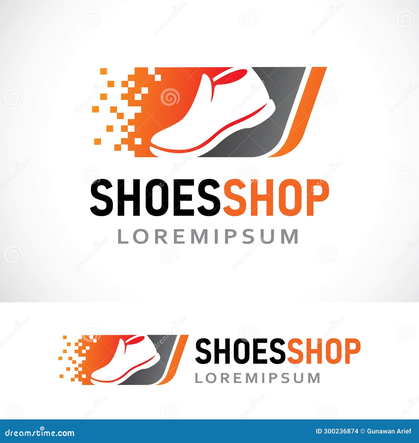 Shoes Shop Logo Design Template Stock Vector - Illustration of apparel ...