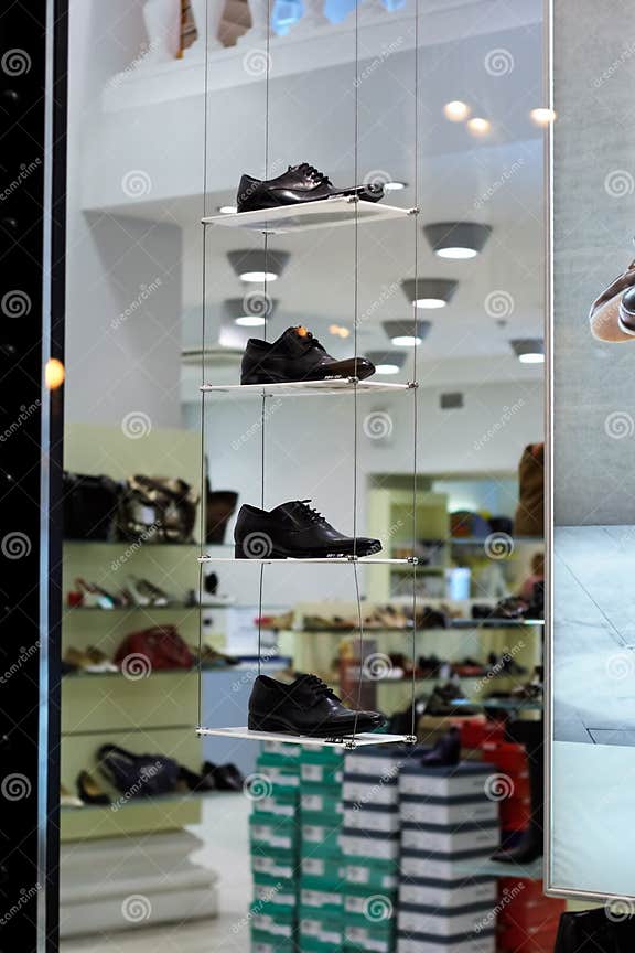 Shoes store window stock photo. Image of accessory, choice - 11030848